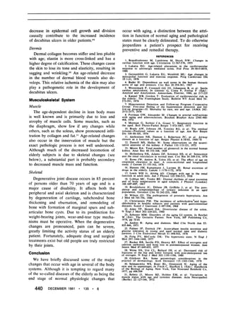 Age-Related Physiological Changes and Their Clinical Significance | PDF