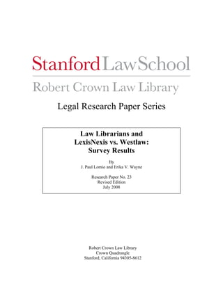 Robert Crown Law Library