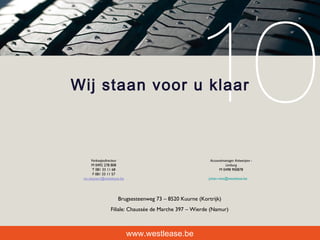 Westlease NV | PPT | Business | Business and Finance