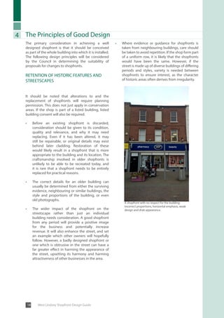 West Lindsey Shopfront Design Guide draft | PDF