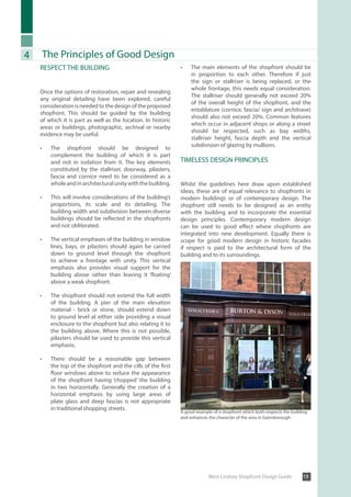 West Lindsey Shopfront Design Guide draft | PDF