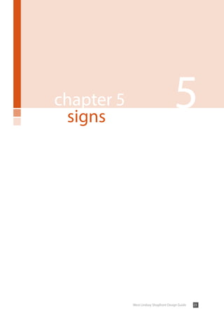 West Lindsey Shopfront Design Guide draft | PDF