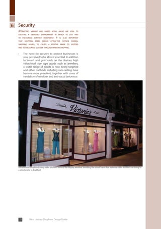 West Lindsey Shopfront Design Guide draft | PDF