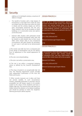 West Lindsey Shopfront Design Guide draft | PDF