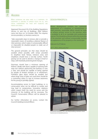 West Lindsey Shopfront Design Guide draft | PDF