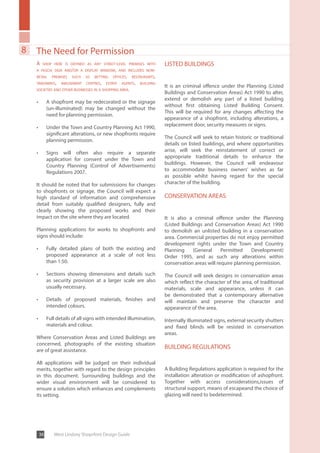 West Lindsey Shopfront Design Guide draft | PDF