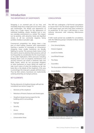 West Lindsey Shopfront Design Guide draft | PDF