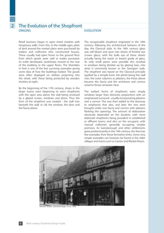 West Lindsey Shopfront Design Guide draft | PDF