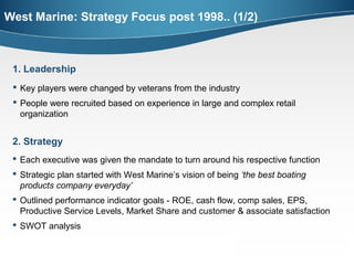 West marine case study | PPT