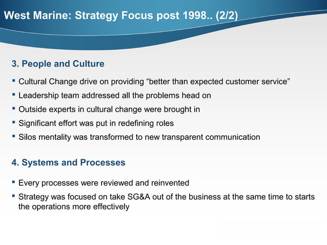 West marine case study | PPT