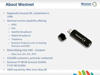 iiNet Westnet casestudy | PPT