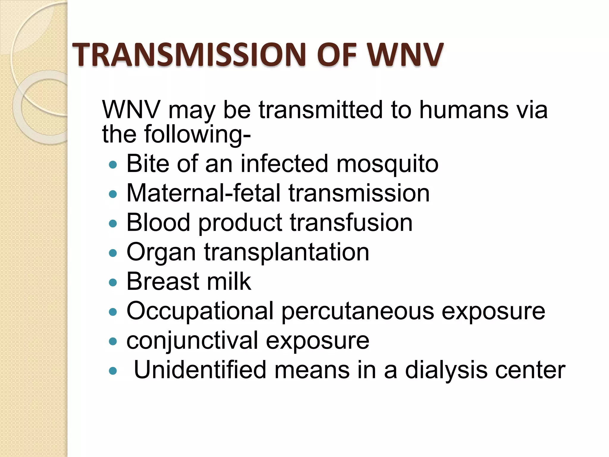 West nile virus | PPTX