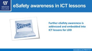 Weston college: approaching e-safety | PDF