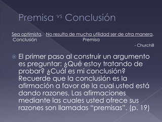 Argumentación | PPTX
