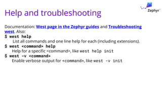 Zephyr Project - West Overview | PPTX