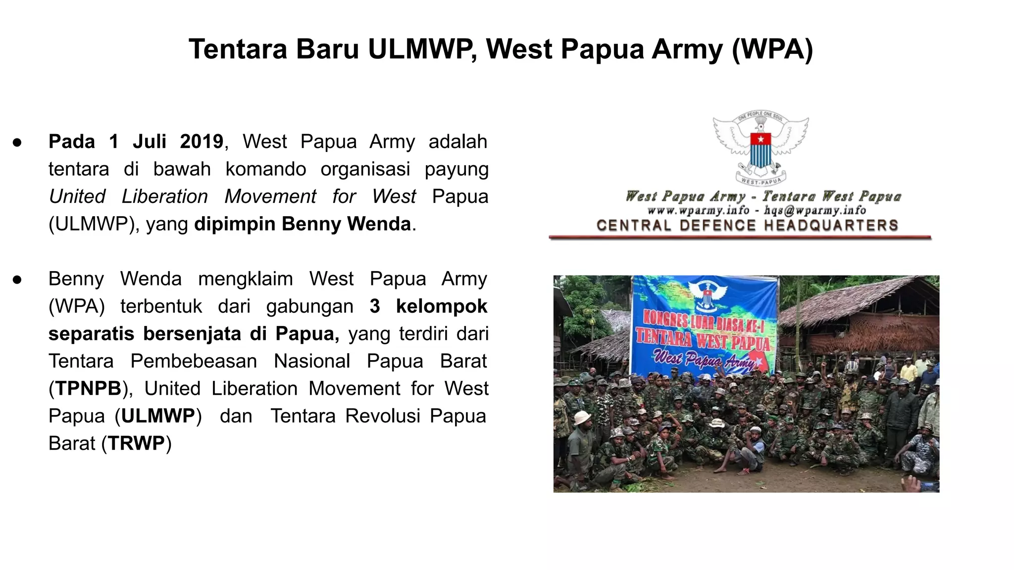 West Papua-Kelompok Separatis Papua Merdeka | PDF