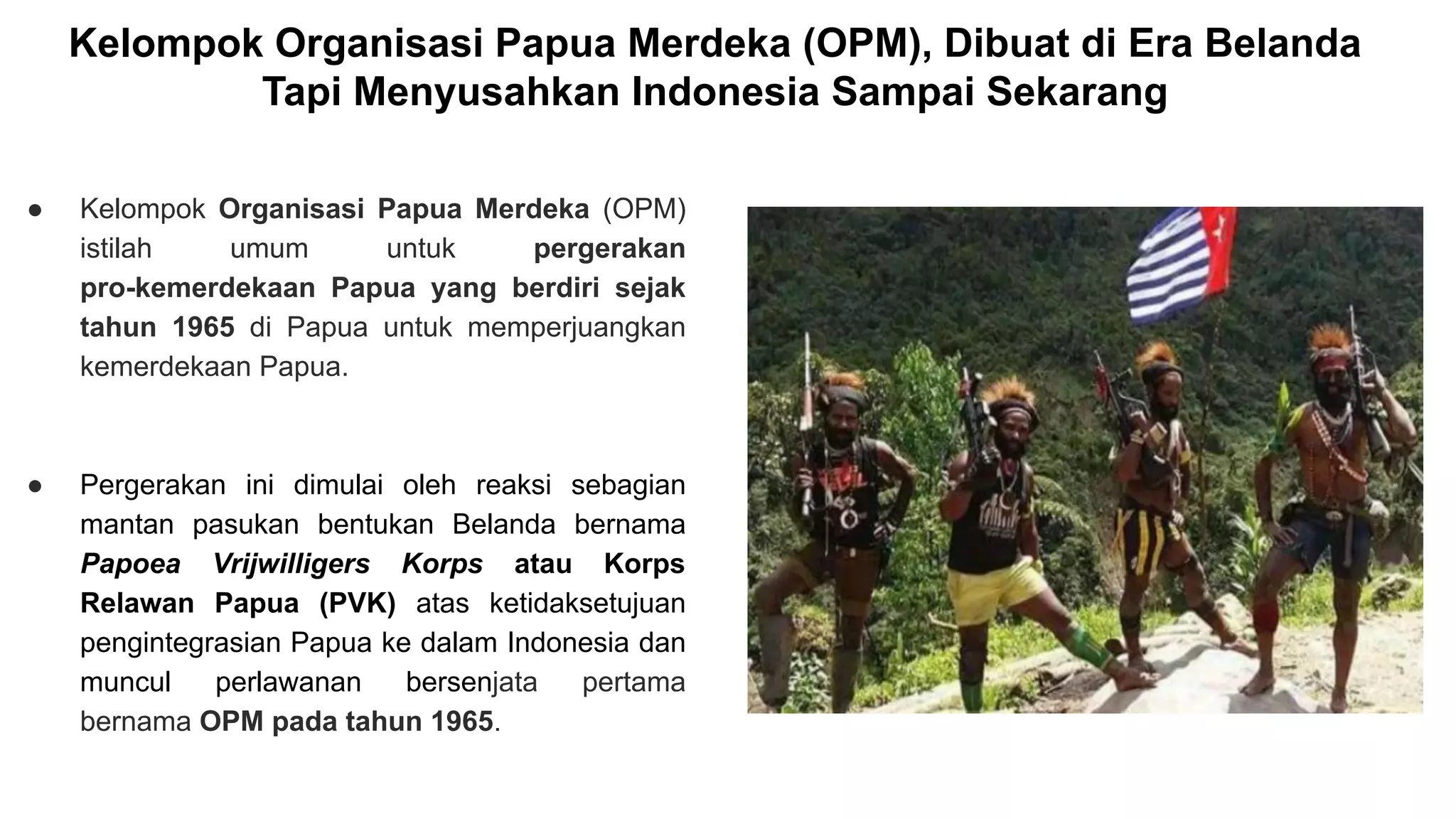 West Papua-Kelompok Separatis Papua Merdeka | PDF