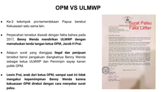 West Papua-Kelompok Separatis Papua Merdeka | PDF