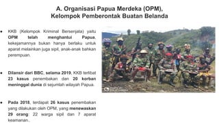 West Papua-Kelompok Separatis Papua Merdeka | PDF