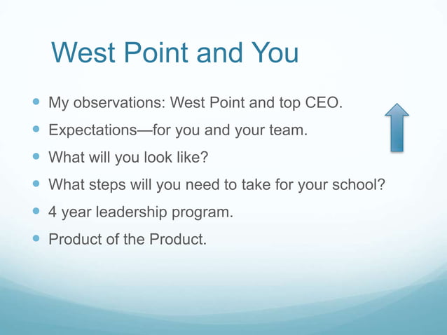 West Point Leadership | PPTX | Education