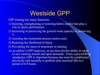 Westside For Athletes Cressey Site | PPT