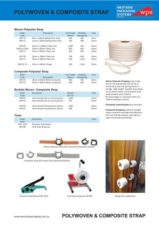 Westside packaging product | PDF