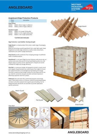 Westside packaging product | PDF