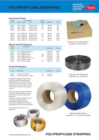 Westside packaging product | PDF