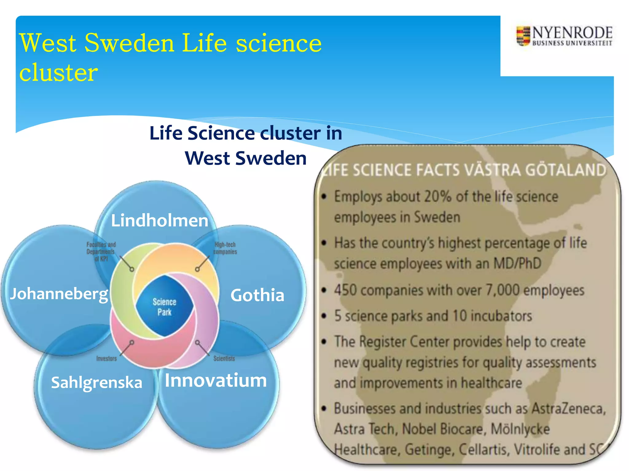 West sweden life science cluster | PPTX