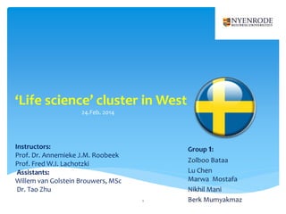 West sweden life science cluster | PPTX