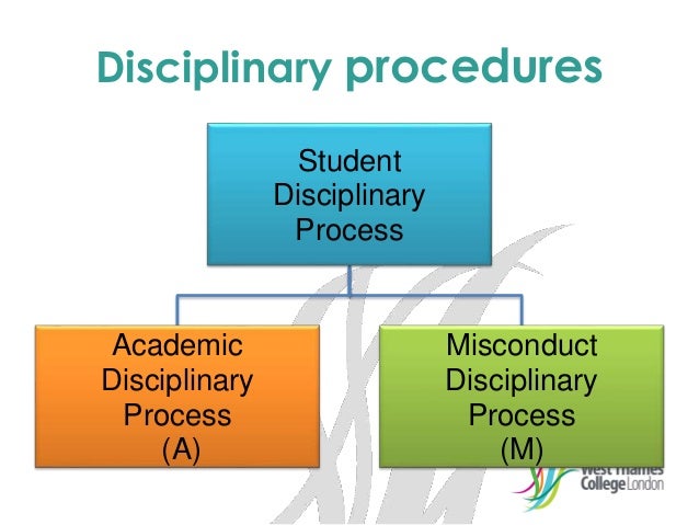 West Thames College student disciplinary procedures