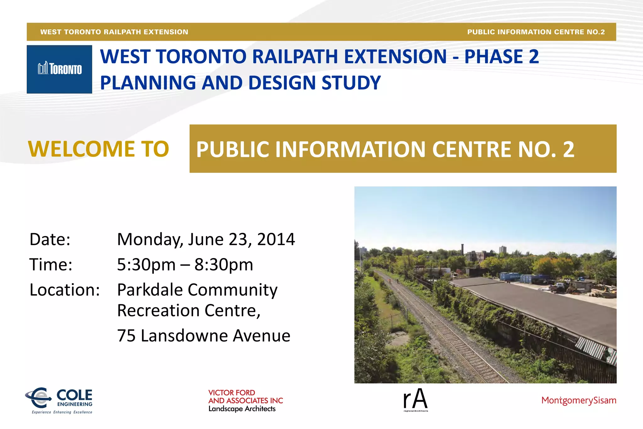 West Toronto Rail Path - Preferred Alignment | PPT