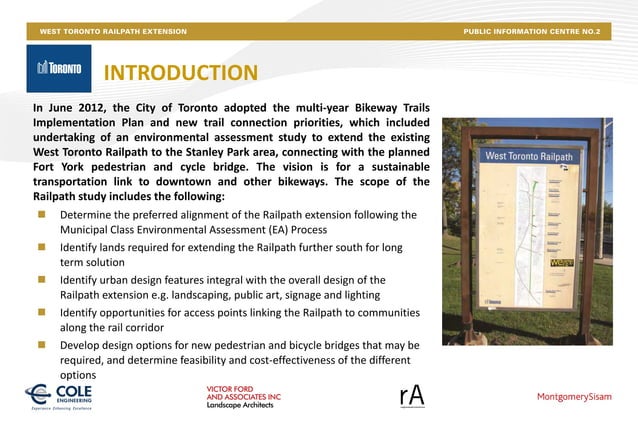 West Toronto Rail Path - Preferred Alignment | PPT