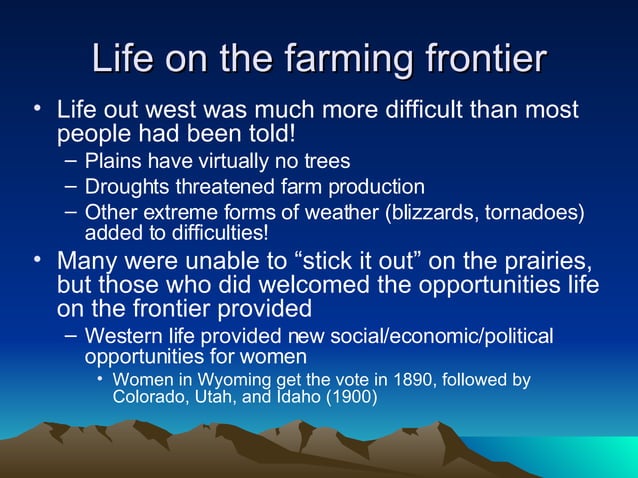 Westward expansion and settlement | PPT