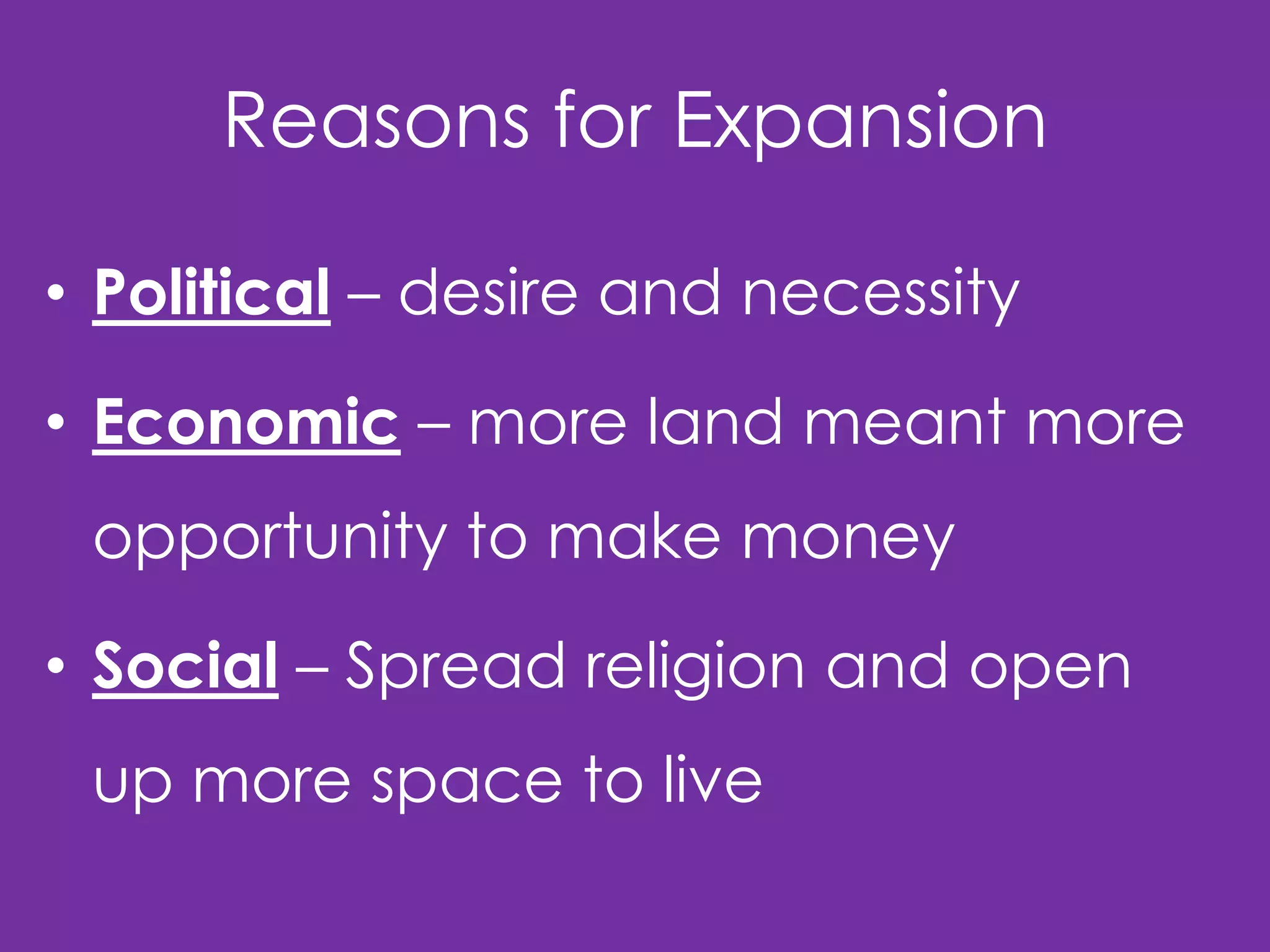 Westward Expansion and Sectionalism | PPTX