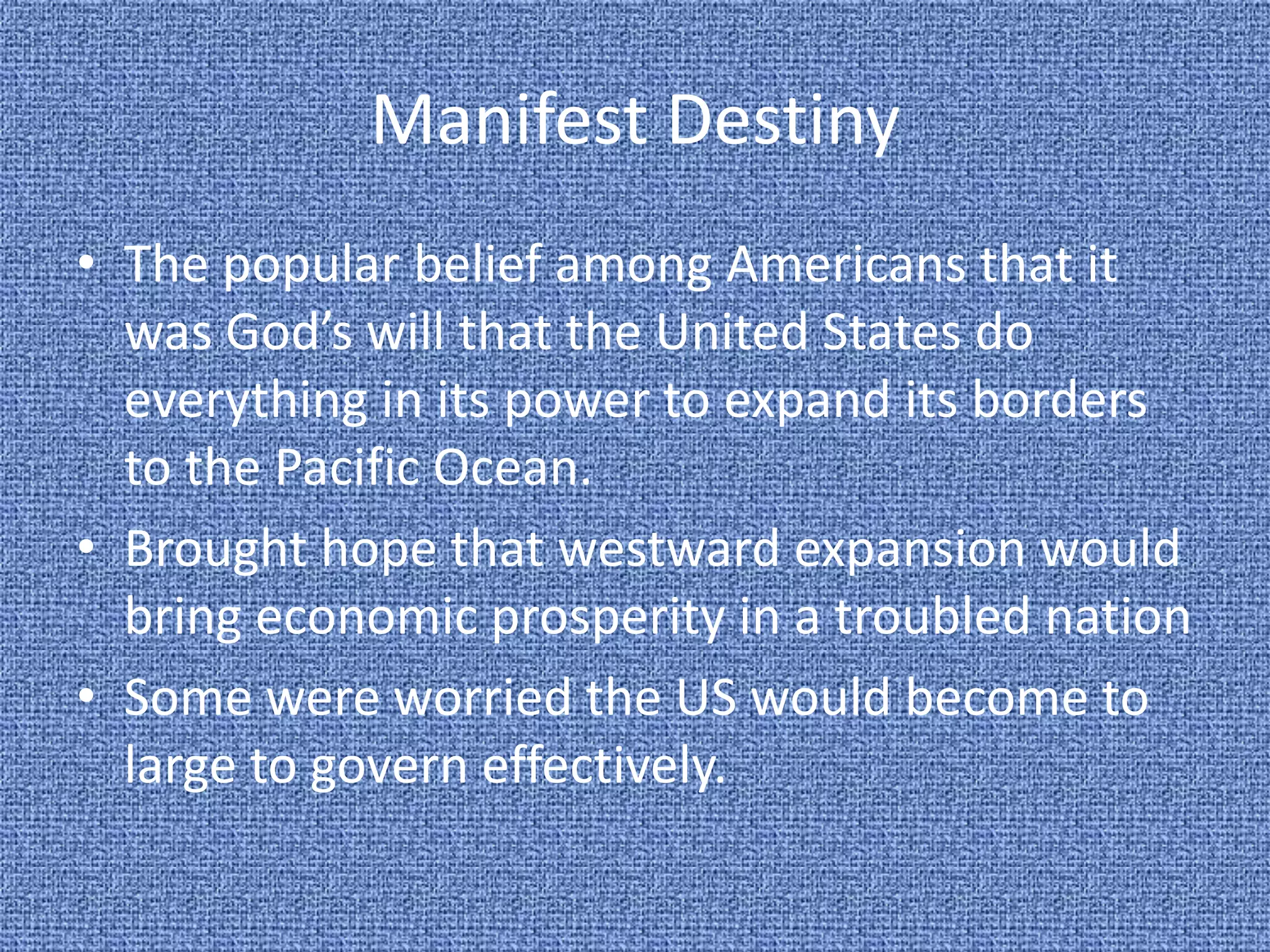 Westward expansion | PPTX