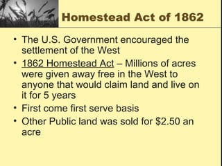 Westward Expansion | ODP