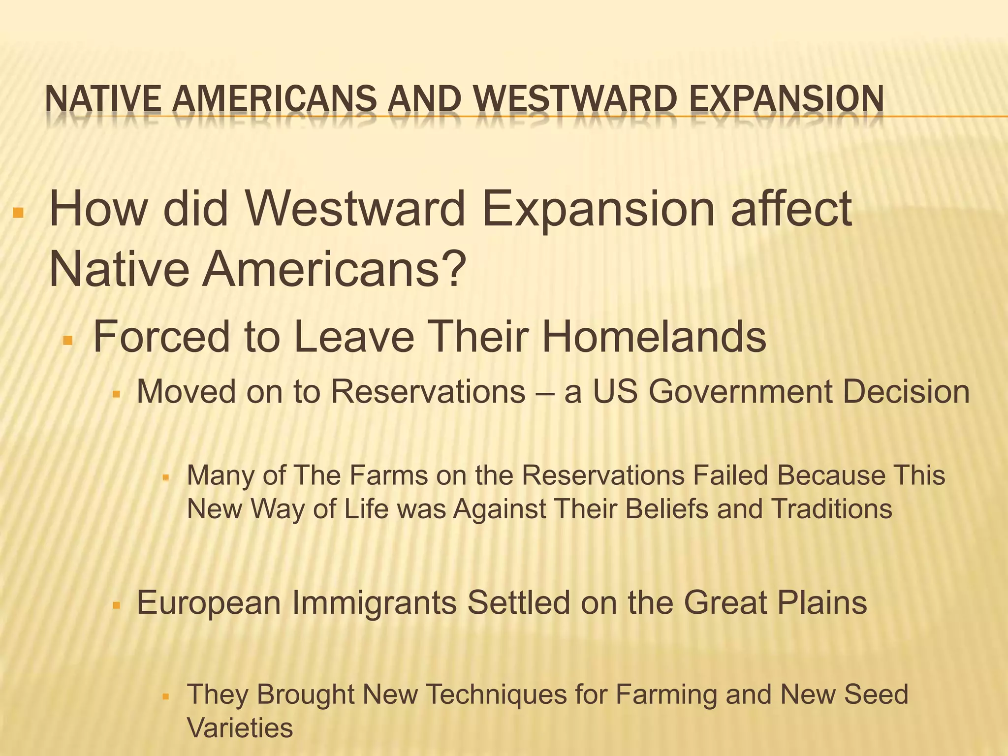 Westward Expansion Guide | PPTX