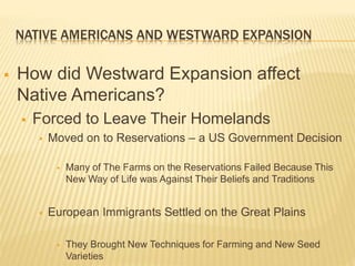 Westward Expansion Guide | PPT