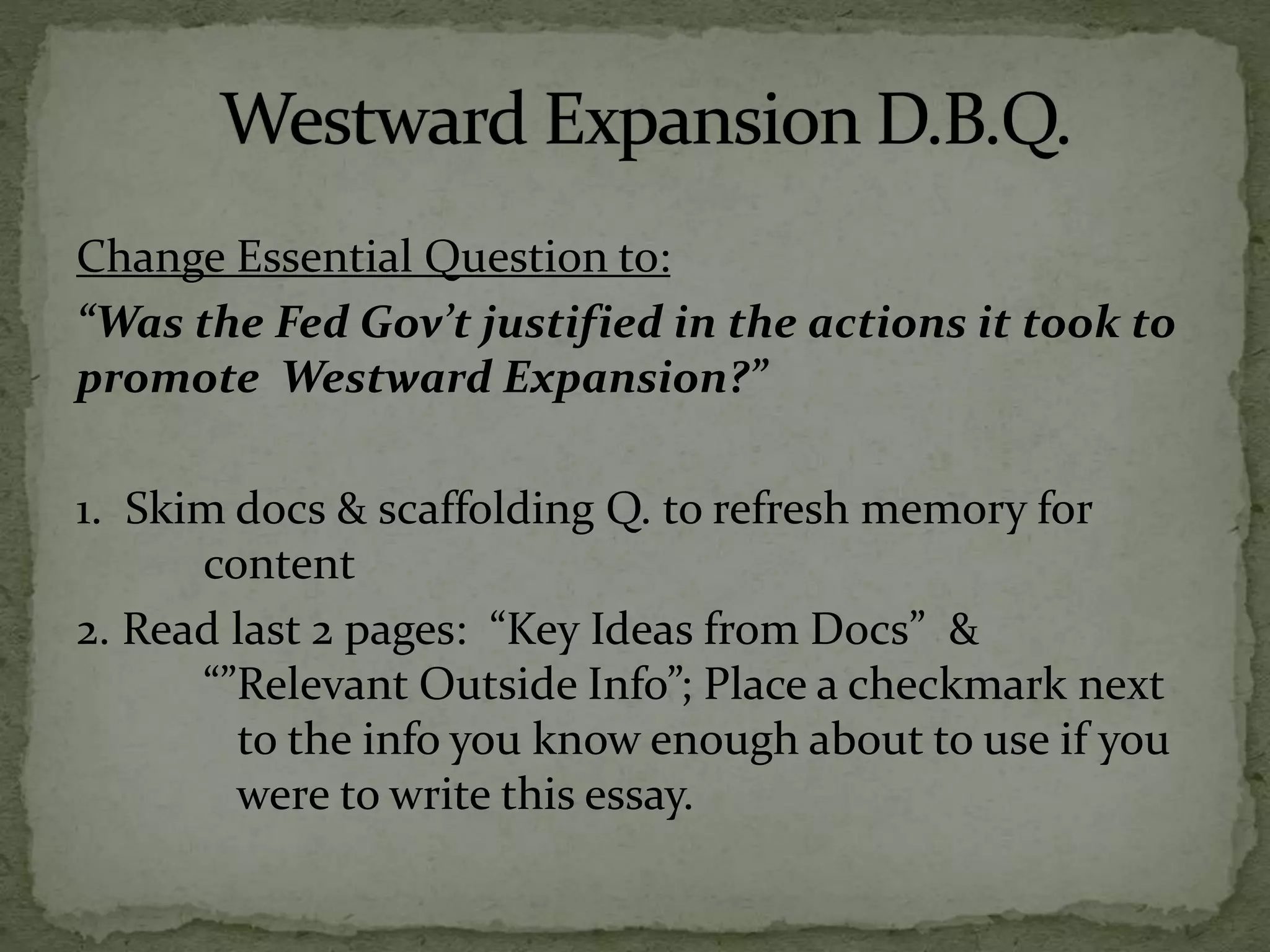 Westward expansion p pt | PPTX