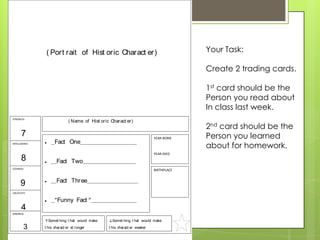 Westward Expansion Trading Cards Day 2 | PPT