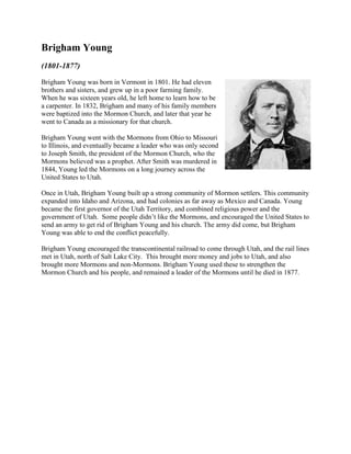 Westward Expansion Trading Cards Readings | PDF