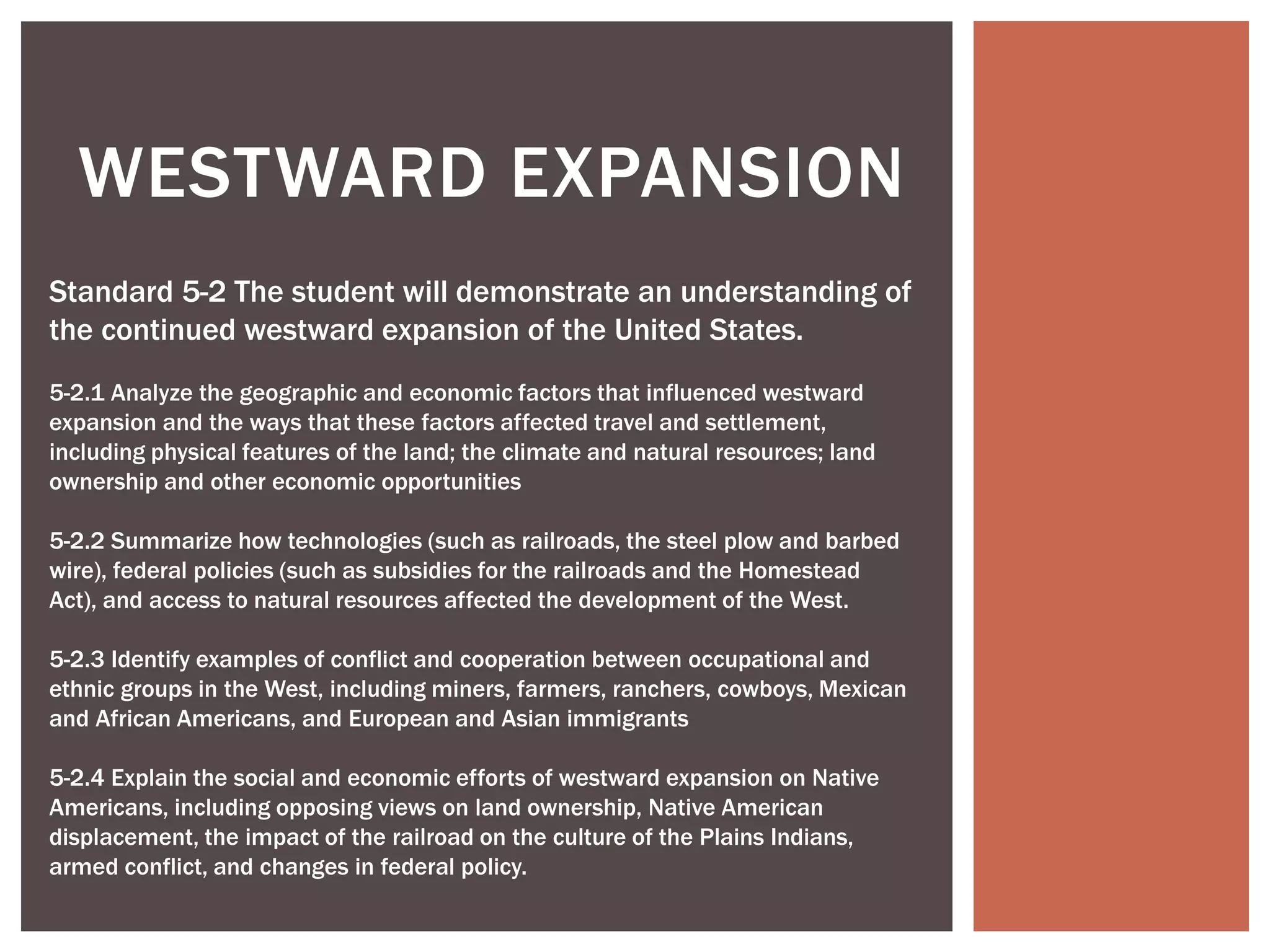 Westward expansion | PPT
