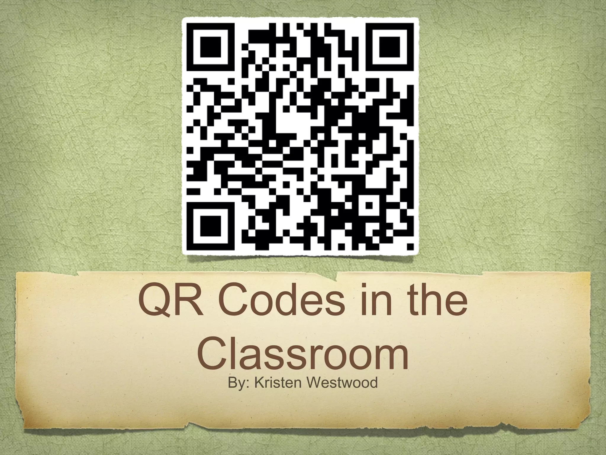 Westwood qr code presentation | PPT