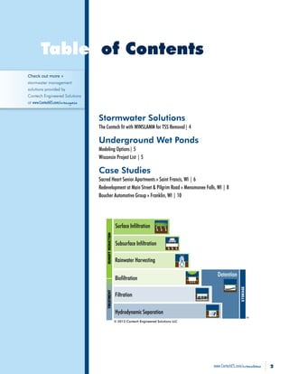 Underground Wet Ponds for Stormwater Management in Wisconsin | PDF