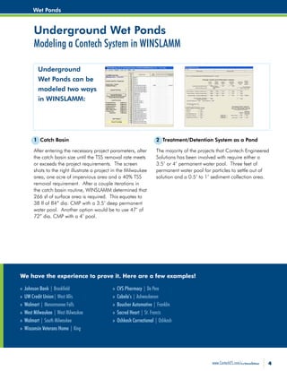 Underground Wet Ponds for Stormwater Management in Wisconsin | PDF