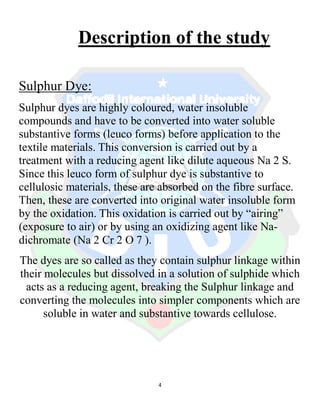 Sulphur Dye | PDF