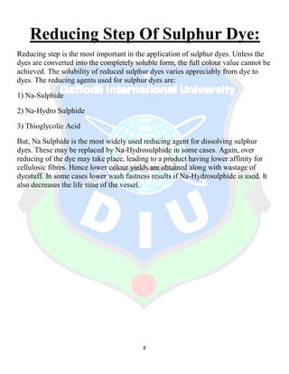Sulphur Dye | PDF