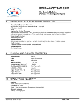 Wet chemical fire extinguisher220 | PDF