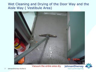 Wet cleaning and drying of the door way | PPT